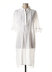 School Rag Robes Mi Longues Femme De Couleur Blanc 1731368-blanc0 - Modz