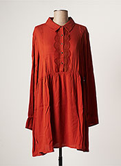 Robe Courte Manches Longues Marron School Rag Femme - 1951262-marron | Modz