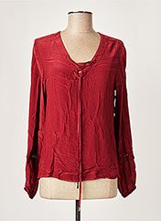 Le Boudoir D Edouard Blouses Femme De Couleur Rouge 1962093-rouge0 - Modz