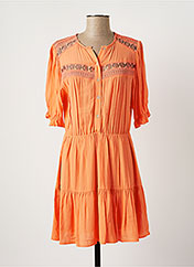 See U Soon Robes Courtes Femme De Couleur Orange 2010559-orange - Modz