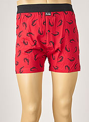 Caleçon Stretch Rouge Achile Homme - 2025289-rouge0 | Modz