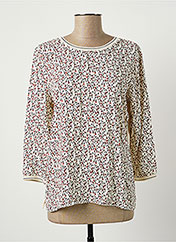 Top Bi-matiére Beige Tom Tailor Femme - 2065550-beige0 | Modz