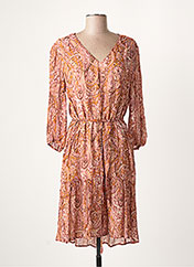 Set Robes Mi Longues Femme De Couleur Orange 2065650-orange - Modz