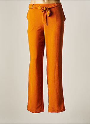 Only Pantalons Larges Femme De Couleur Orange 2303158-orange - Modz