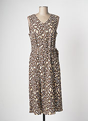 Brandtex Robes Mi Longues Femme De Couleur Marron 2168299-marron - Modz