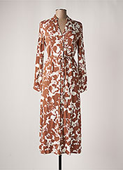 Vila Robes Longues Femme De Couleur Marron 2178944-marron - Modz