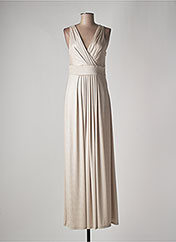 Edas Robes Longues Femme De Couleur Beige 2260379-beige0 - Modz