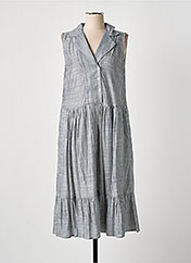 Robe Mi-longue Coupe Évasée Bleu Dress Addict Femme - 2442873-bleu00 | Modz