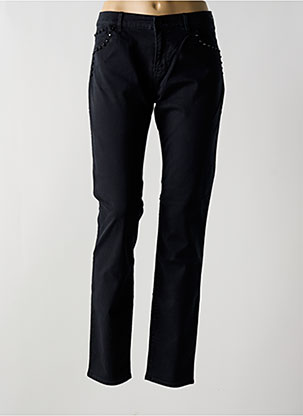 Agathe Louise Jeans Coupe Slim Femme De Couleur Noir 2330591 noir00 Modz