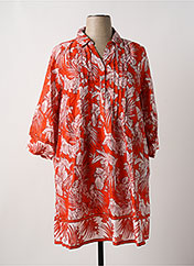 Robe Mi-longue Coupe Évasée Orange Agathe & Louise Femme - 2454028-orange | Modz