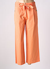 Pantacourt Tissage Popeline Orange Mat De Misaine Femme - 2523095 ...