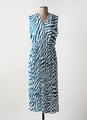 Robe Longue Tissage Popeline Bleu World Fashion Femme - 2542724-bleu00 ...